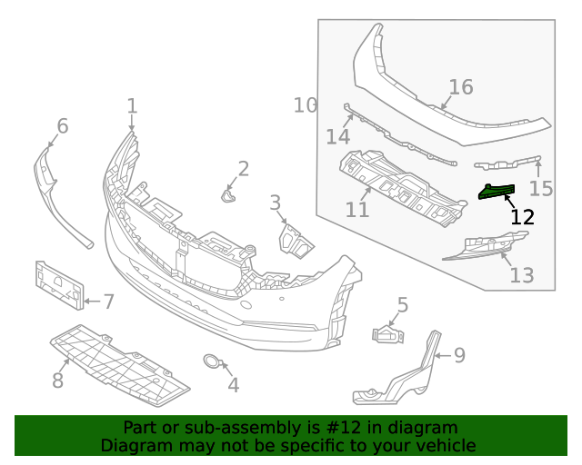DGJ1-50-152 - Upper Bracket - 2020-2021 Mazda CX-30 | MazdaSwag
