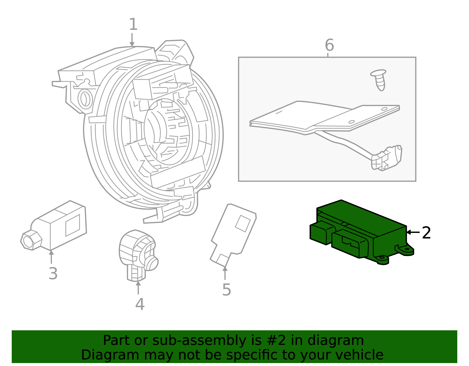 2023-2025 GM Diag Unit W/Sens 13549833 GM | GMPartsDirect.com