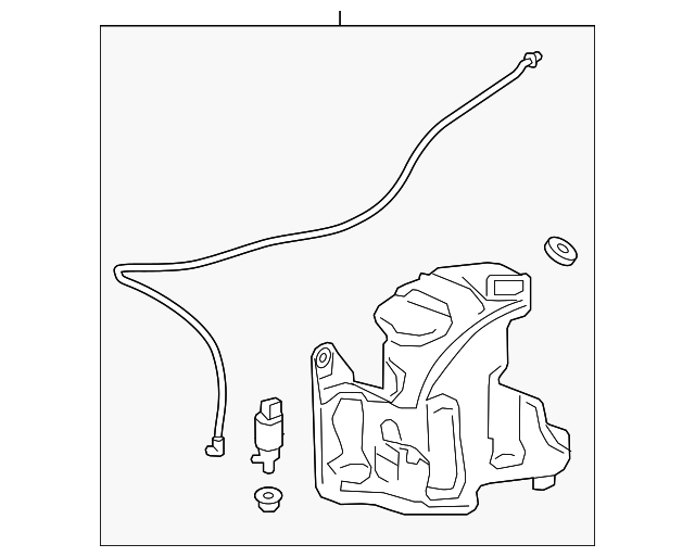 2018-2019 Buick LaCrosse Windshield Washer Solvent Container #26698453 ...