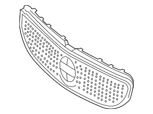 45388812239696 - Upper Grille 2016-2019 Smart | Mercedes-Benz USA Parts