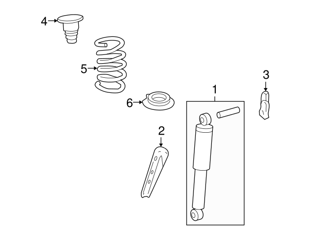 2007-2017 GM Rear Suspension Jounce Bumper 20838485 GM | GMPartsDirect.com