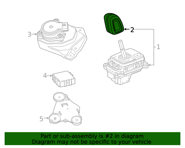 31492671 - Shift Knob - 2019 2020 Volvo XC40 | Volvo OEM Parts Direct