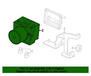 2008-2017 GM OEM NEW 2008-17 GM Chevrolet Anti Lock Brakes Pressure ...