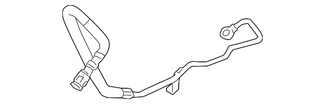 32416767637 - 2004-2005 BMW Power Steering Return Hose (32-41-6-767-637 ...