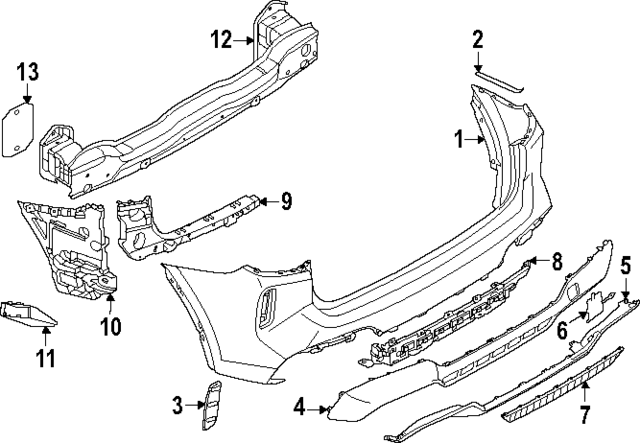 51128073345 - 2022-2024 BMW X3 Grille (51-12-8-073-345) | BMW of South ...