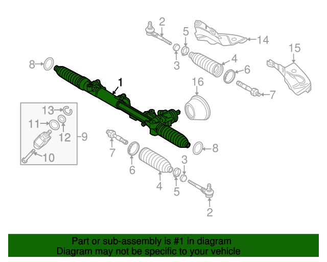 4F1-422-053-BX - Gear Assembly 2005-2011 Audi | Audi OEM Parts