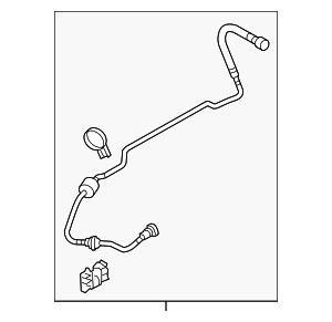 2011-2014 Porsche Cayenne Evaporative Emissions System Lines 948-110 ...