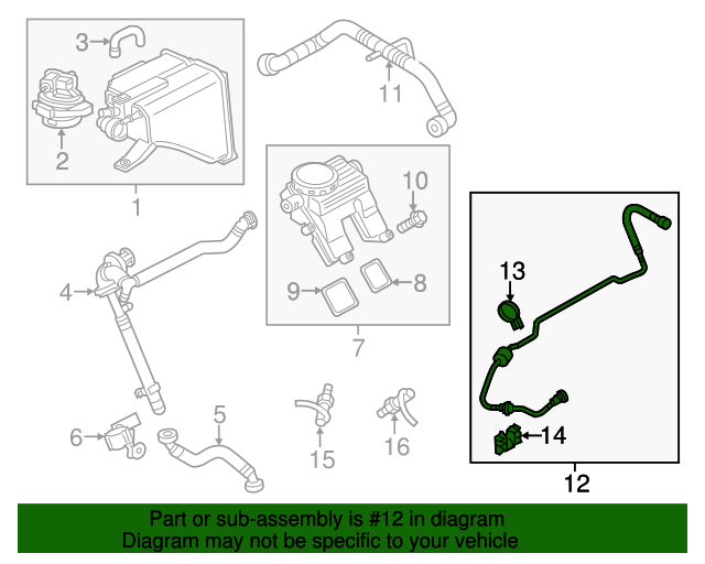2011-2018 Porsche Cayenne Vapor Canister Purge Solenoid 948-110-020-63 ...