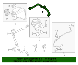 948-107-245-60 - Evaporative Emissions System Lines 2011-2018 Porsche ...