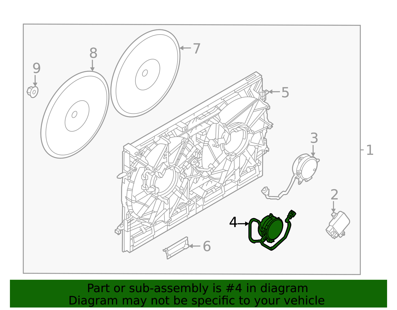 2021 Nissan Rogue Fan Motor 21487-3NF0B | Ziegler Nissan of Orland Park