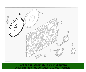 21486-6RA1A - Fan Blade 2021 Nissan Rogue | Nissan Parts & Accessories ...