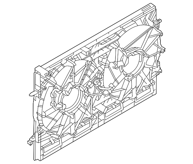 2021 Nissan Rogue Fan Shroud 21483-6RA0A | QuirkParts