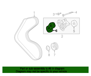 LR039517 - Belt Tensioner 2010-2022 Land Rover | Land Leaping Genuine ...