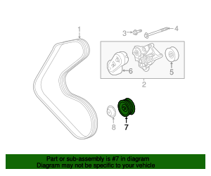 2010-2023 Land Rover Idler Pulley LR035545 | OEM Parts Online