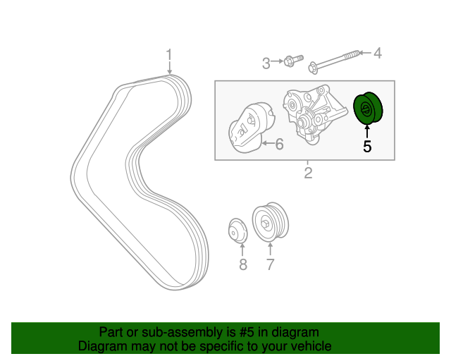 Genuine OEM Pulley Part# LR039516 Fits 2010-2022 Land Rover: Up To 35% ...