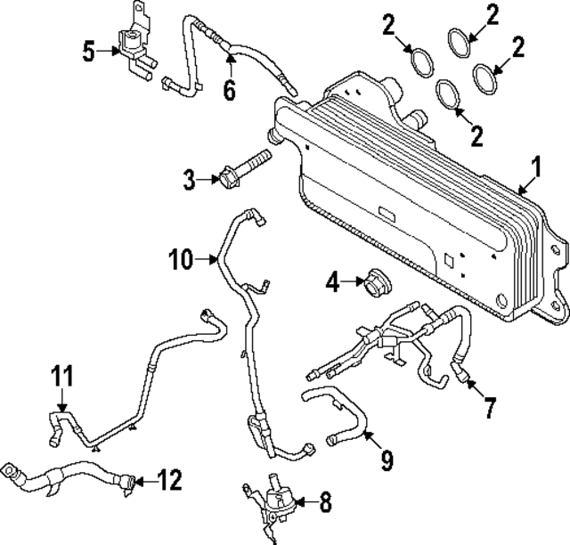 L1MZ-7869-L - Trans Cooler 2020-2024 Ford Explorer | AutoNation Parts