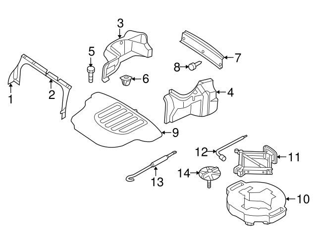 09110-2G100 - Jack Assembly 2006-2010 Kia Optima | Kia.Parts Store