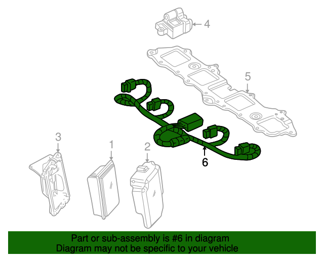 1999-2007 GM Ignition Coil Wire 12601824 GM | GMPartsDirect.com