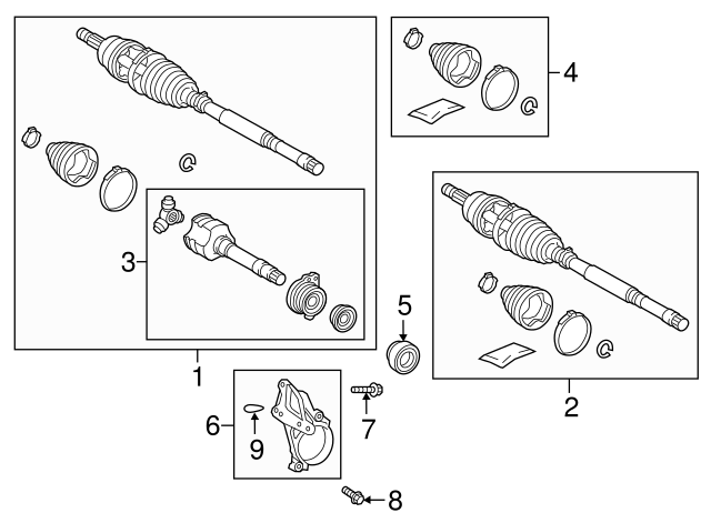 90311-50050 - Automatic Transmission Output Shaft Seal - 2001-2022 ...