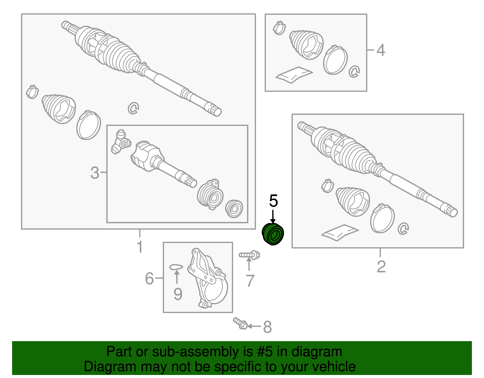 2001-2022 Toyota Automatic Transmission Output Shaft Seal 90311-40041 ...