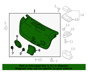 81750-B1000-RRY - Deck Lid Trim 2015-2020 Hyundai | AutoNation Parts
