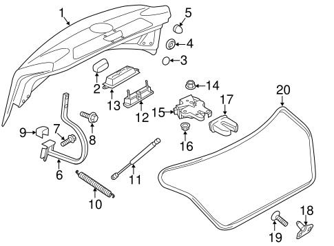 Lid & Components for 2012 Volkswagen Passat | QuirkParts