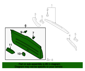 2014-2018 Subaru Forester Lower Trim Panel 94320SG010VH | Subaru Parts ...