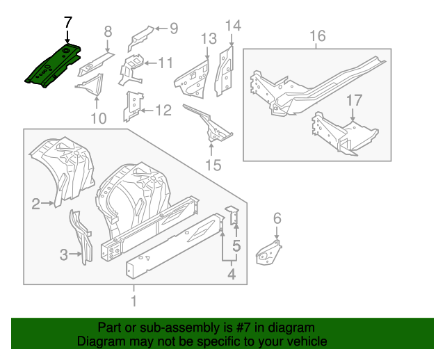 41007446669 - 2017-2024 BMW Upper Support (41-00-7-446-669) | BMW of ...