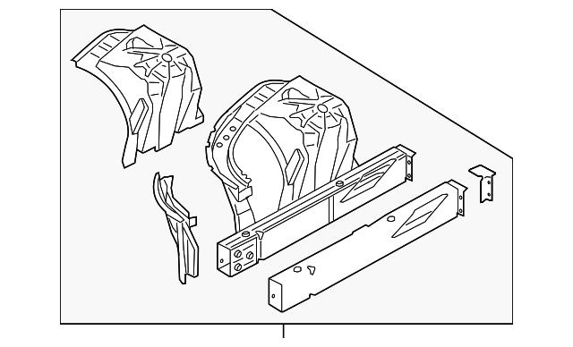 41007446651 - 2017-2022 BMW Apron & Wheelhouse (41-00-7-446-651) | BMW ...