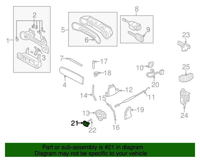 1998-2015 Audi Striker 8Z0-837-033-A | Audi OEM Parts