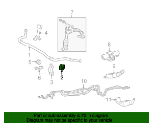 48849-60041 - Stabilizer Bar Outer Bushing 2004-2023 Lexus | Longo ...