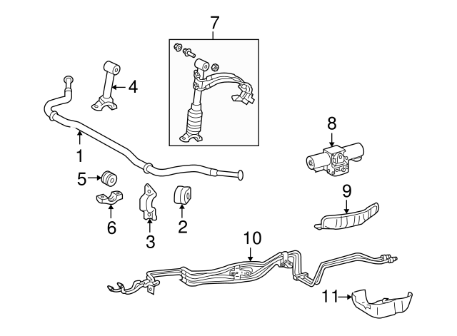 2010-2013 Lexus GX460 Stabilizer Link Inner Bushing 48815-60320 | OEM ...
