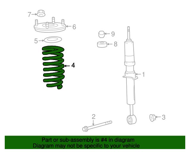 48131-60C81 - Coil Spring 2008-2015 Toyota Land Cruiser | Bam Wholesale ...
