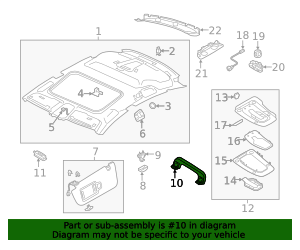 4N0-857-607-4PK - Interior Grab Bar 2019-2024 Audi | AutoNation Parts