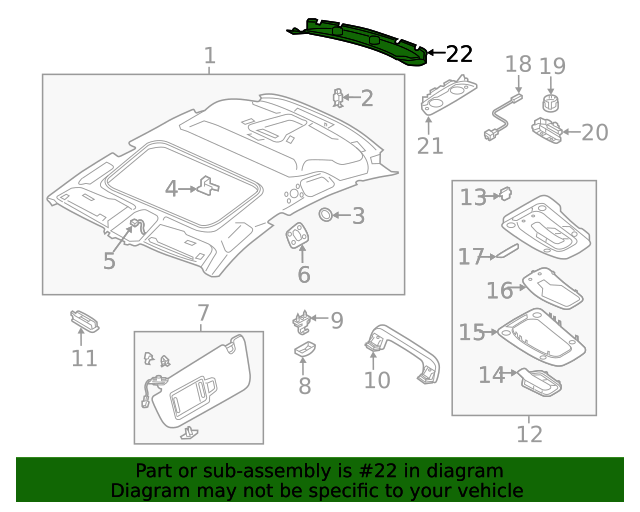 2019-2023 Audi Rear Trim 4K9-867-839-C-3GX | Audi USA Parts