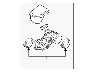 28130-2S100 - Intake Hose 2011-2013 Kia Sportage | Kia.Parts Store