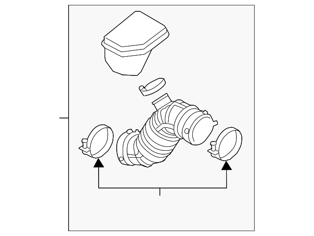 28130-2S100 - Intake Hose 2011-2013 Kia Sportage | Kia.Parts Store