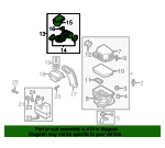 2011-2013 Kia Sportage Intake Hose 28130 2S100 Kia Parts Store Kia ...