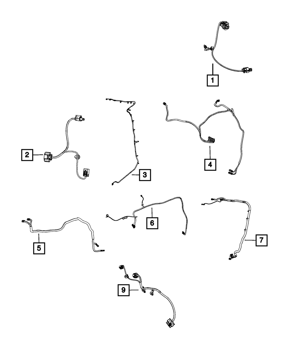 2024-2025 Jeep Wrangler Jumper Wiring 68606558AB | Mopar eStore