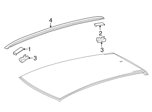 2015-2021 Lexus Drip Molding 75553-78010-C0 | OEM Parts Online