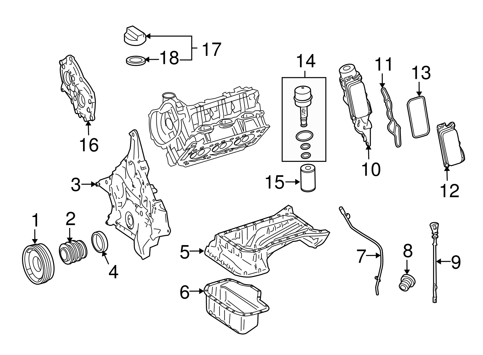 272-010-08-28 - Oil Pan Mercedes-Benz USA Parts