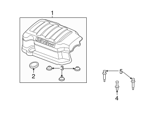2006-2023 GM Upper Engine Intake Manifold Sight Shield Stud 11588967 ...