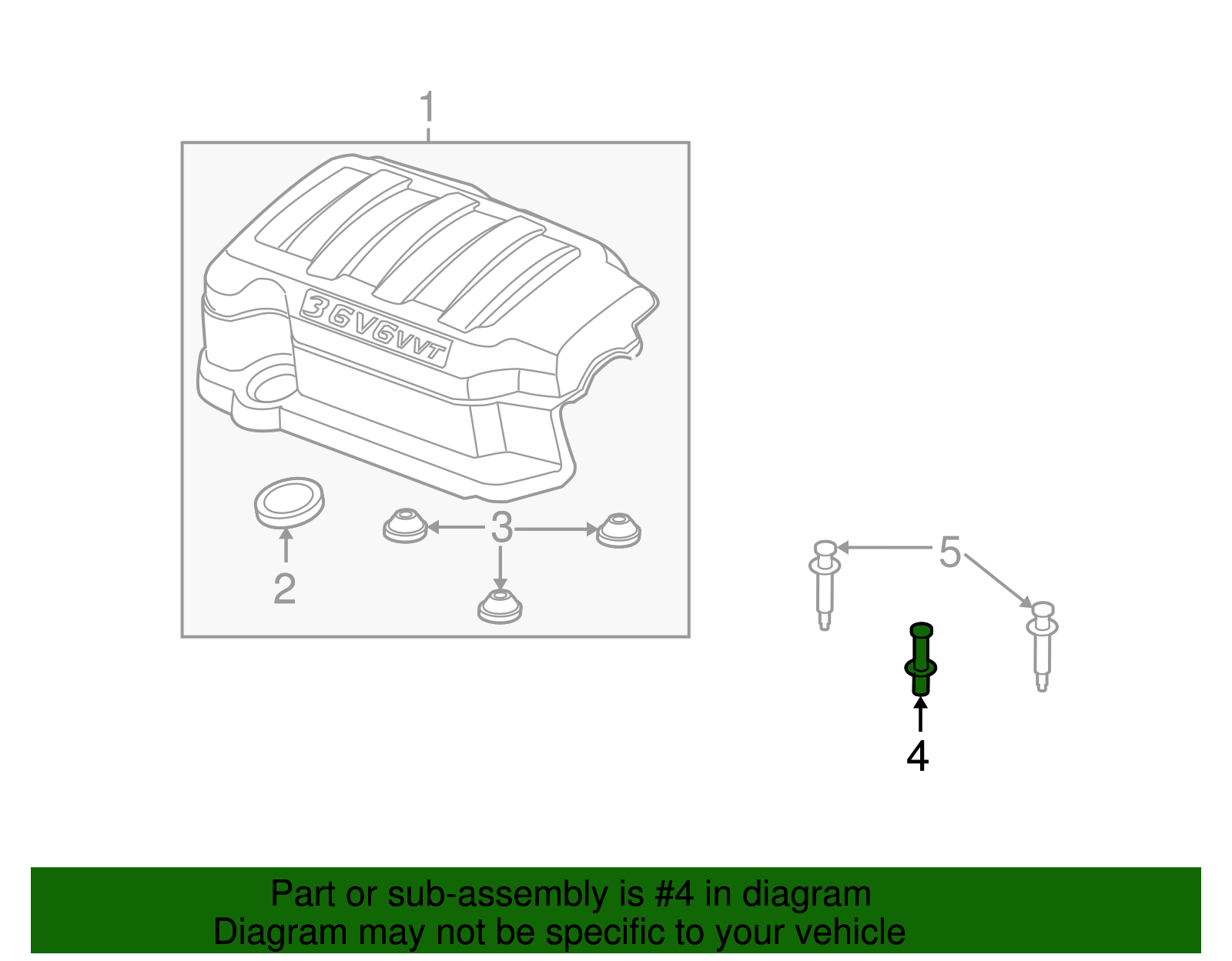 2006-2025 GM Upper Engine Intake Manifold Sight Shield Stud 11588967 ...
