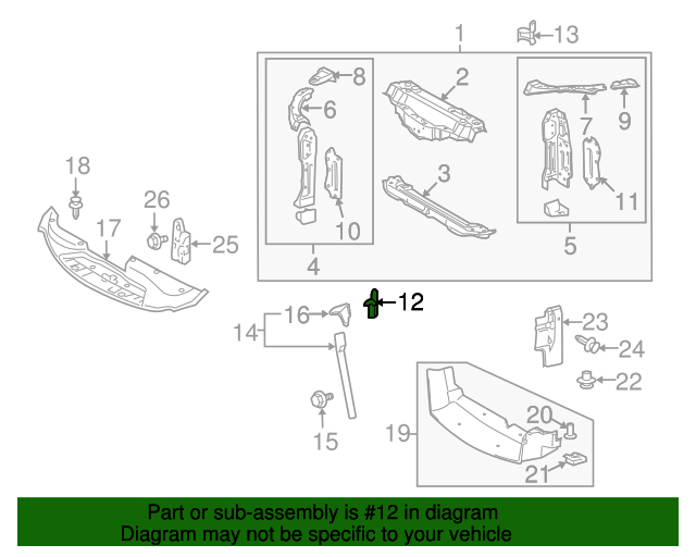 2006-2015 Lexus Headlamp Bracket 53245-53010 | OEM Parts Online