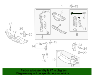 2006-2015 Lexus Upper Support 53214-53020 | Lexus Direct parts