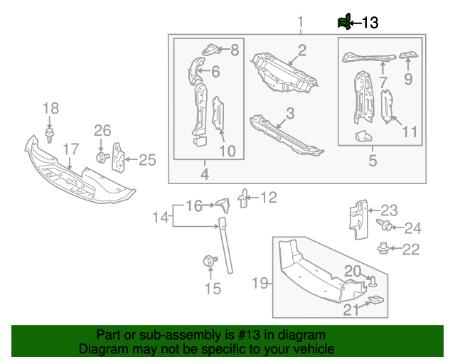 2006-2015 Lexus Headlamp Bracket 53246-53010 | OEM Parts Online