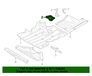 51757140983 - 2006-2015 BMW Under Cover Cover (51-75-7-140-983) | BMW ...