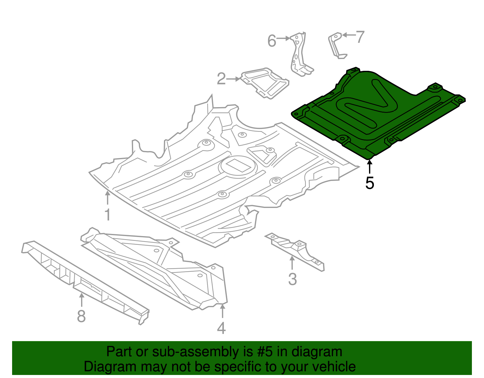 2007-2013 BMW Center Shield 51757163562 | OEM Parts Online