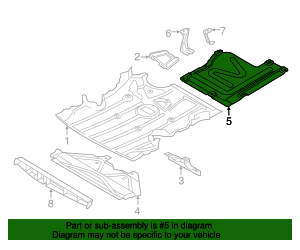 2007-2013 BMW Center Shield 51757163562 | OEM Parts Online