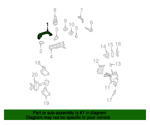 211-760-11-70-28-6300 - Door Handle Mercedes-Benz USA Parts